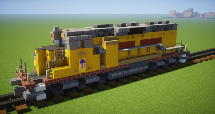 [1.5:1 Scale] EMD SD40-2 UP Union Pacific diesel electric locomotive ...