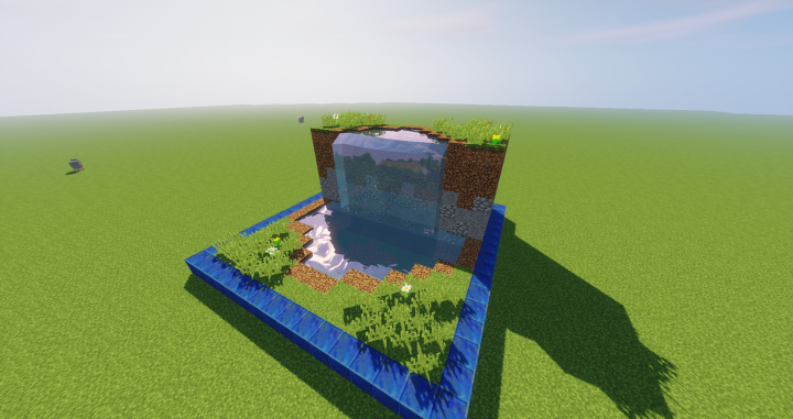 Water Fall Chunk Minecraft Map