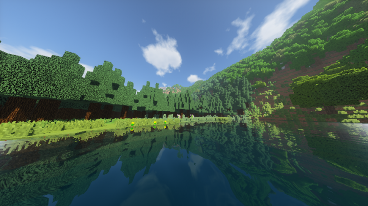 Custom Terrain: Riverside mountains (DISCONTINUED) Minecraft Map