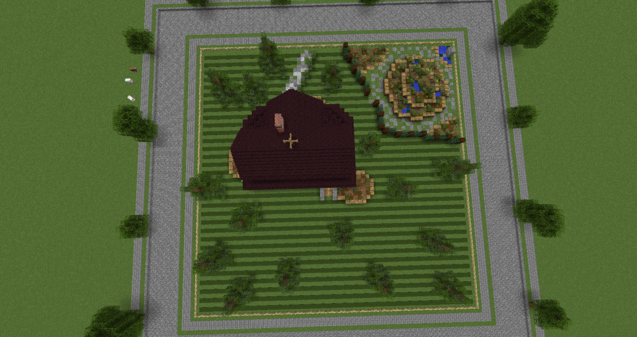 American House | Behind the Picket Fence Minecraft Map