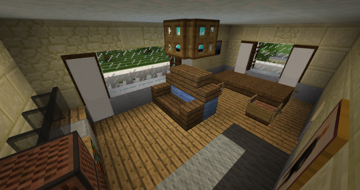 American House | Behind the Picket Fence Minecraft Map