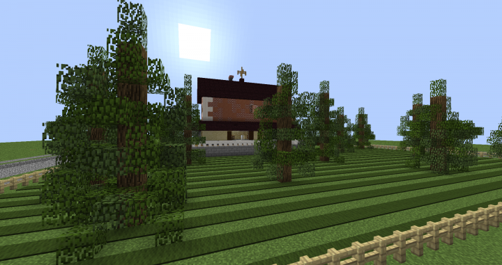 American House | Behind the Picket Fence Minecraft Map