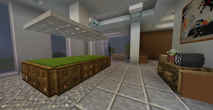 The Blend-Minecraft Modern House Minecraft Map