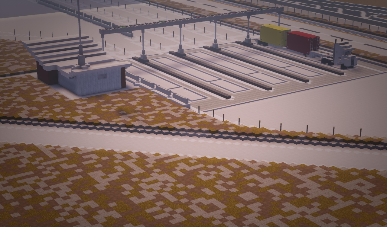 Truck stop and rest area | IAS - Architects MC Minecraft Map
