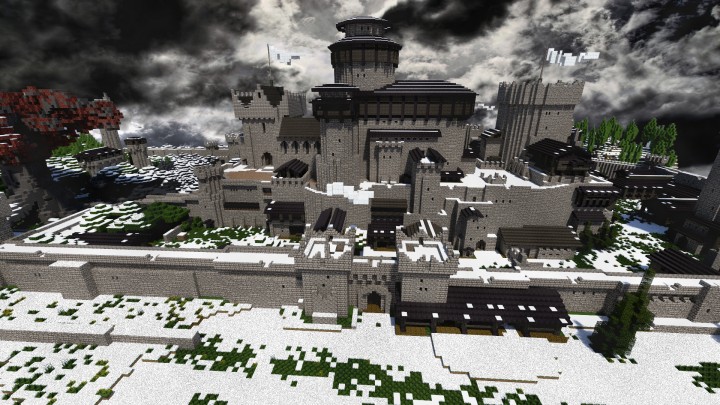 Game of Thrones. Winterfell. Minecraft Map