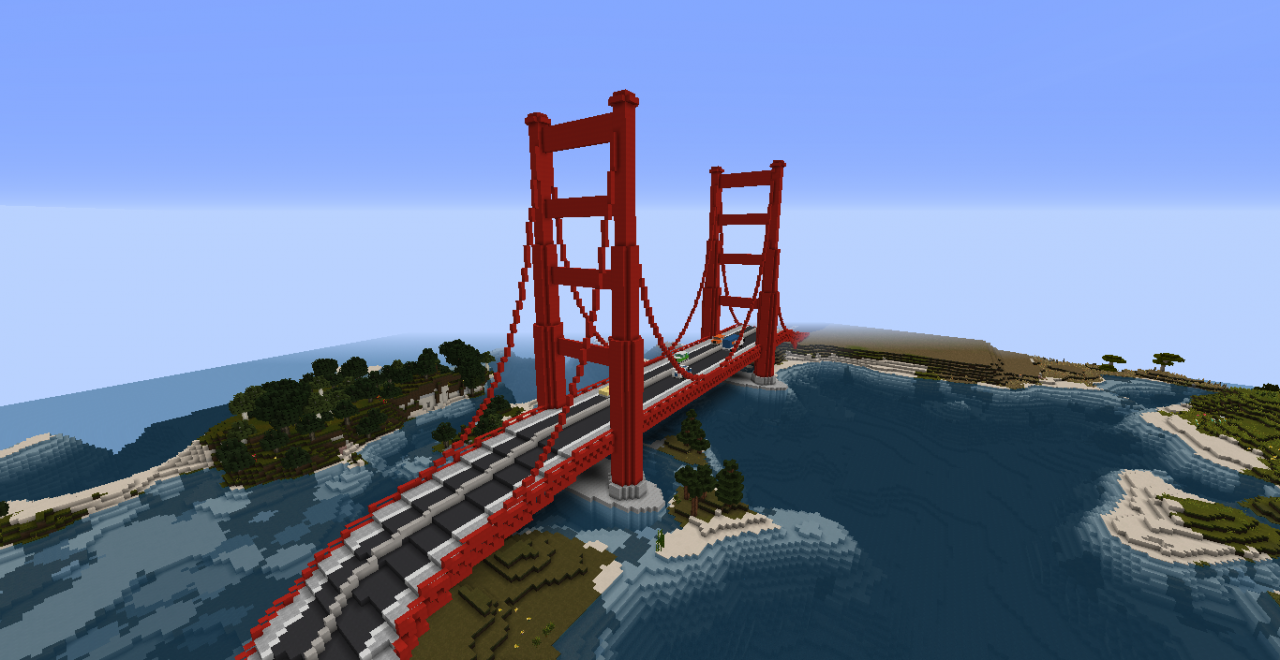 Golden Gate Bridge//own design Minecraft Map