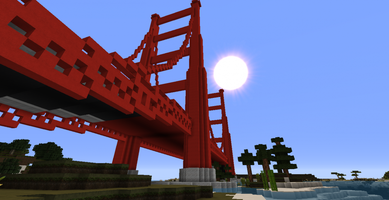 Golden Gate Bridge//own design Minecraft Map