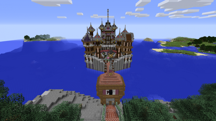 Hex Magicka - Gothic Island Village Minecraft Map
