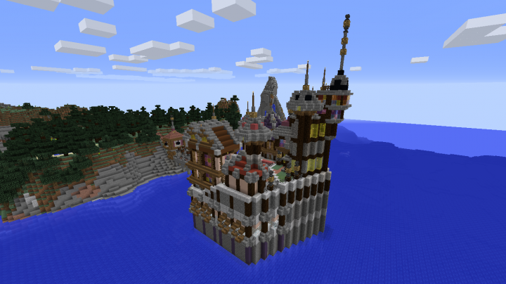 Hex Magicka - Gothic Island Village Minecraft Map