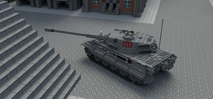 German E75 Standard panzer (10:1) Minecraft Map