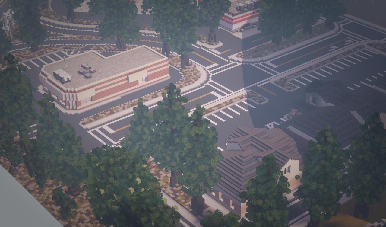 Truck stop and rest area | IAS - Architects MC Minecraft Map