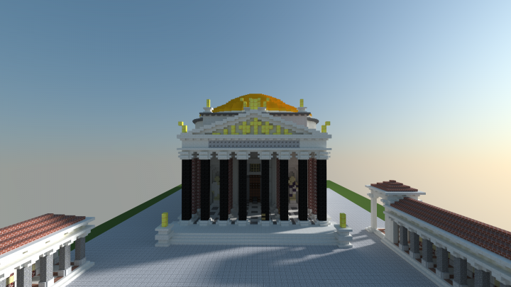 Roman Pantheon as intended Minecraft Map