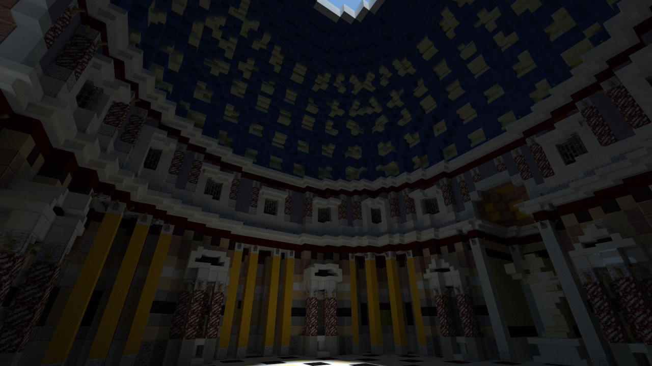 Roman Pantheon as intended Minecraft Map