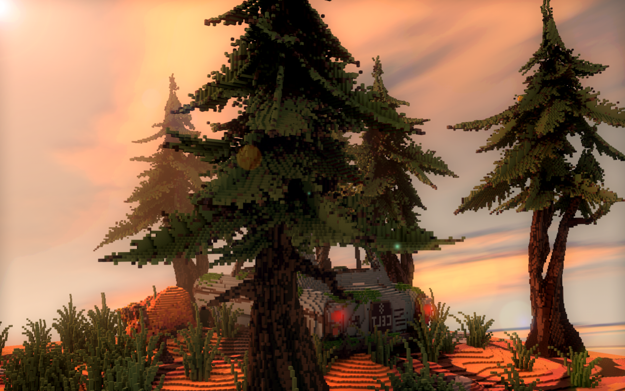 The forest car Minecraft Map