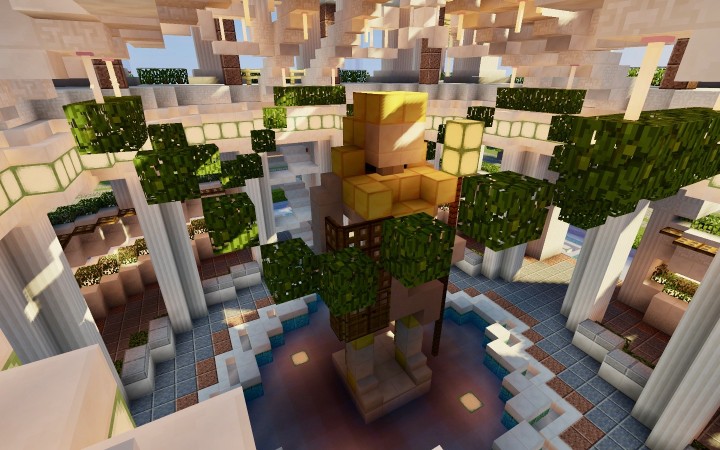 Roman Hanging Garden Minecraft Map