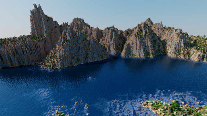 Sea Cliffs - Streamed landscape build Minecraft Map