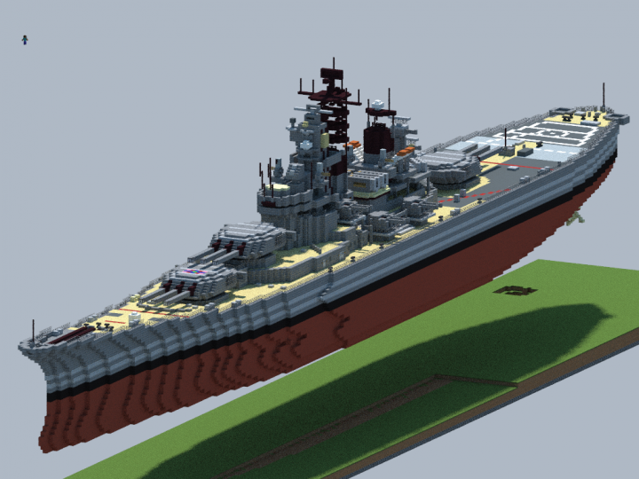 USS Iowa Minecraft Map