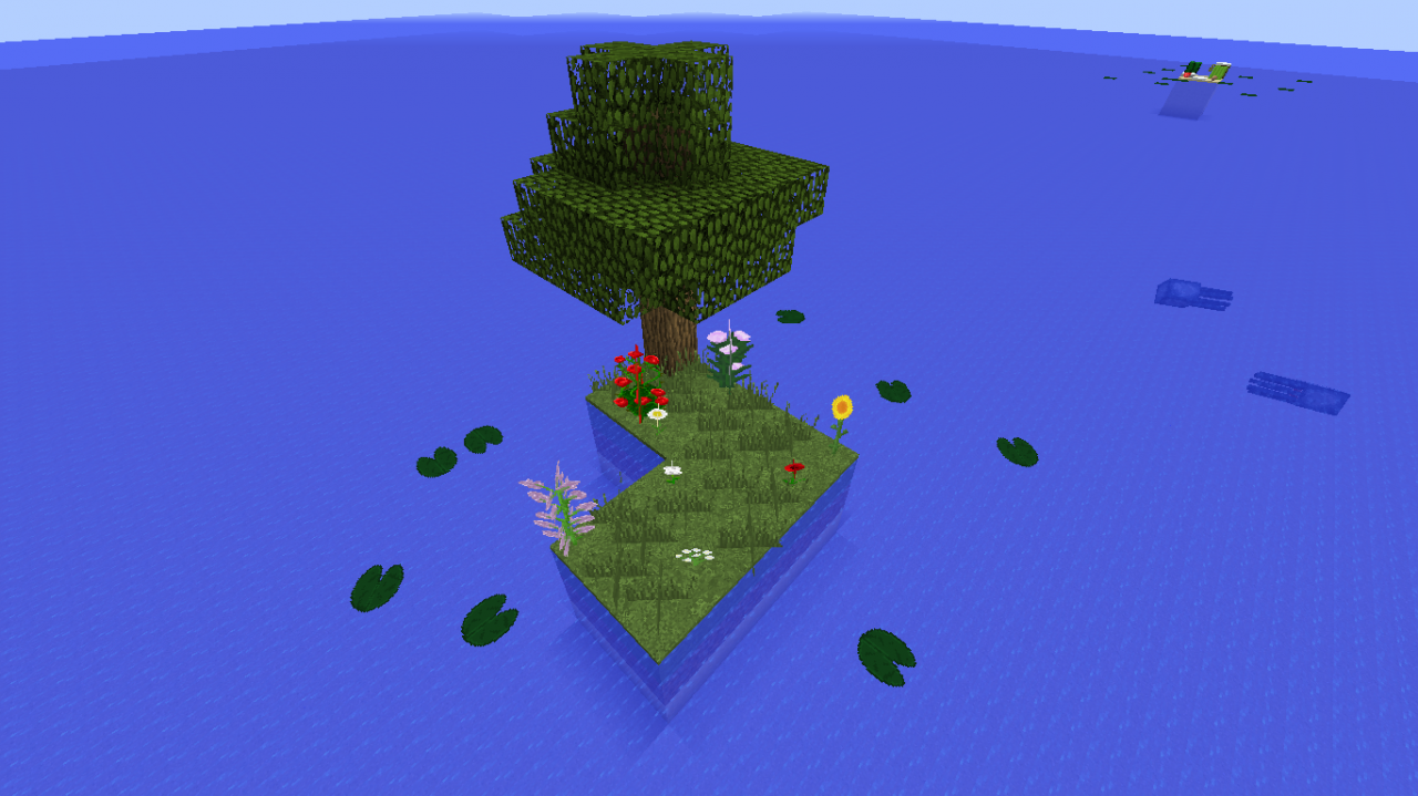 SeaBlock - Survive in the middle of the sea Minecraft Map