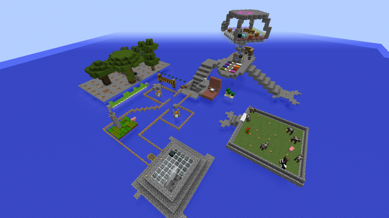 SeaBlock - Survive in the middle of the sea Minecraft Map