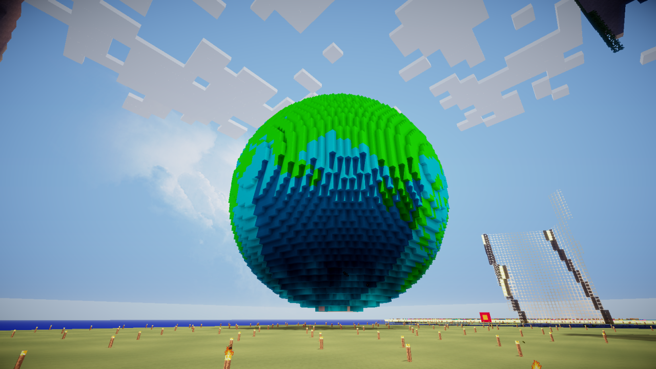 Earth organic Minecraft Map