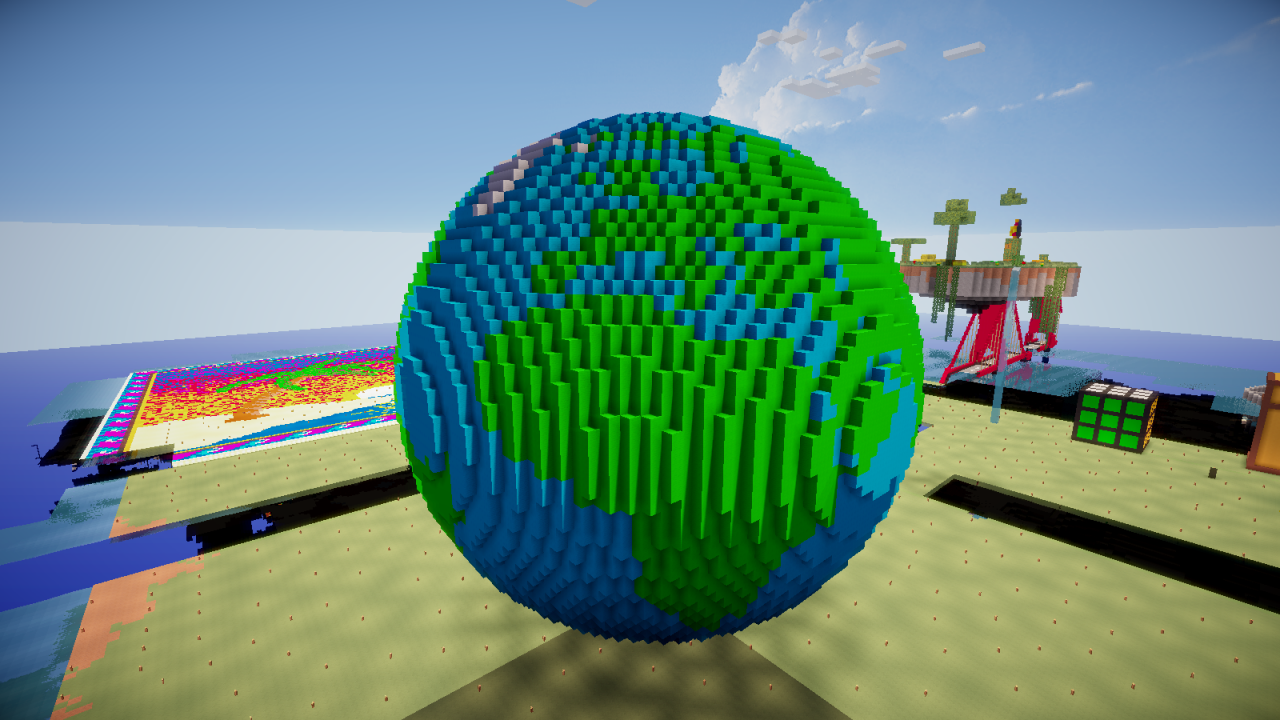 Earth organic Minecraft Map