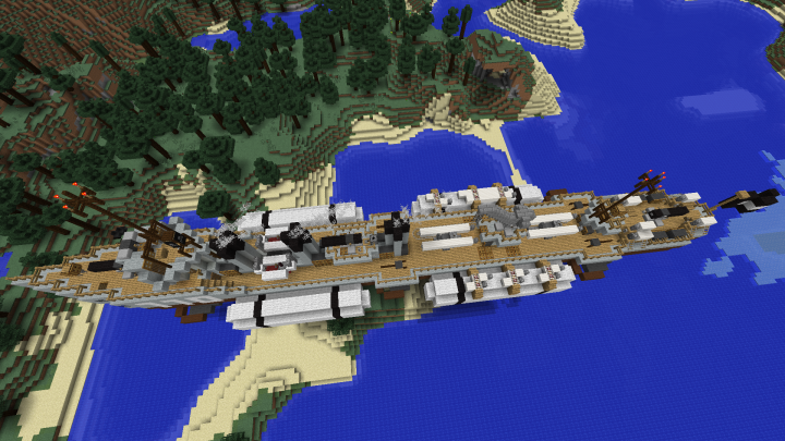Admirality-M-Class Airship Destroyer Minecraft Map