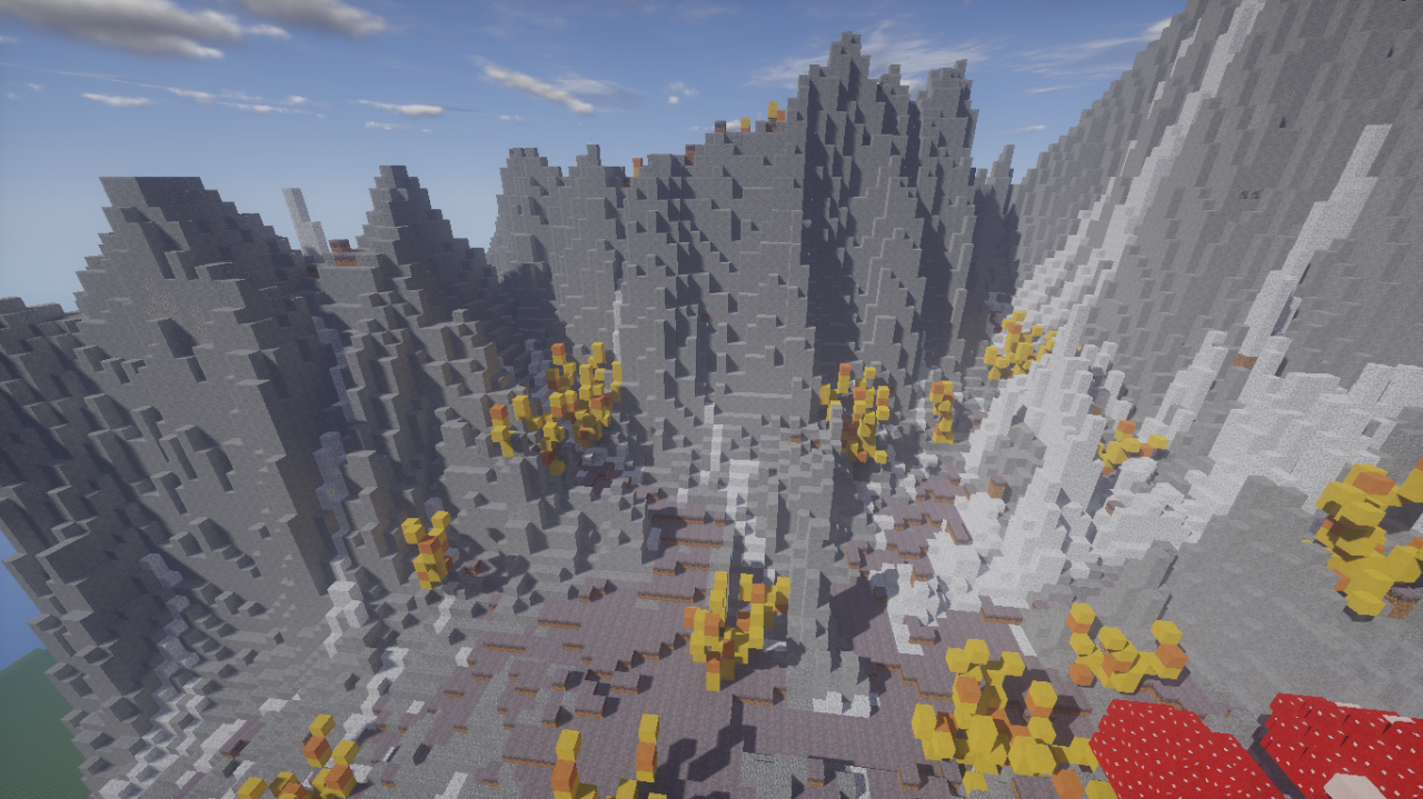Mycelium mountains [512x512] Minecraft Map