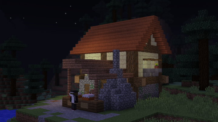 🍪🍞Small medieval bakery🍞🍪 Minecraft Map