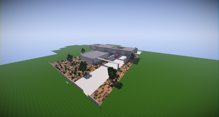 Grey Modern House | BBB Minecraft Map