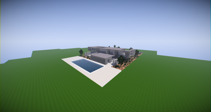 Grey Modern House | BBB Minecraft Map