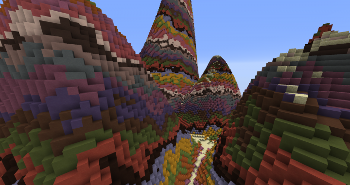 colorfull mesa world Minecraft Map