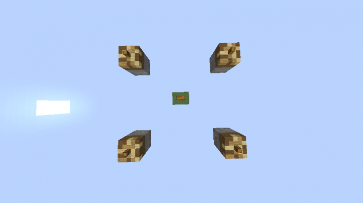 4 Blocks Minecraft Map