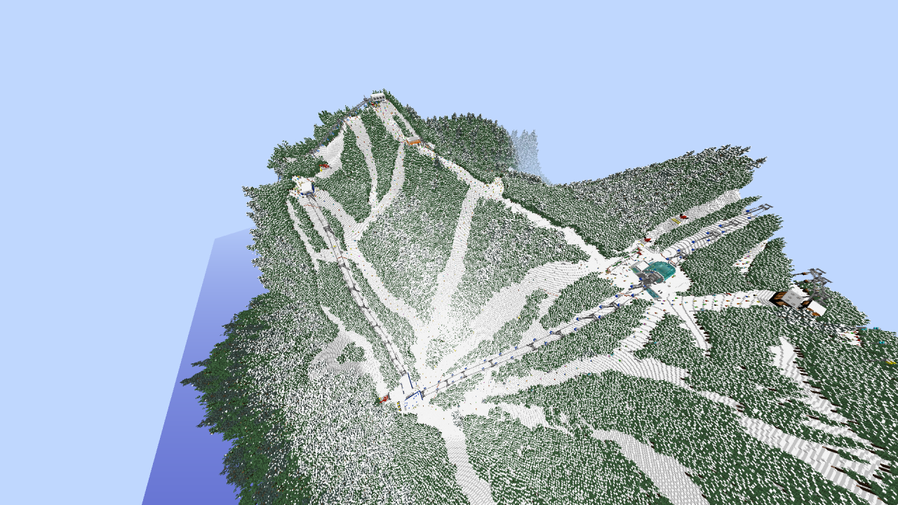 Ski Resort (Very Large) Minecraft Map