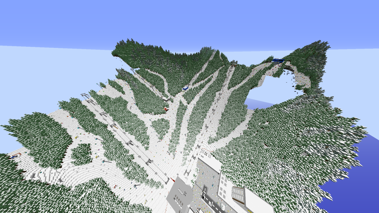 Ski Resort (Very Large) Minecraft Map