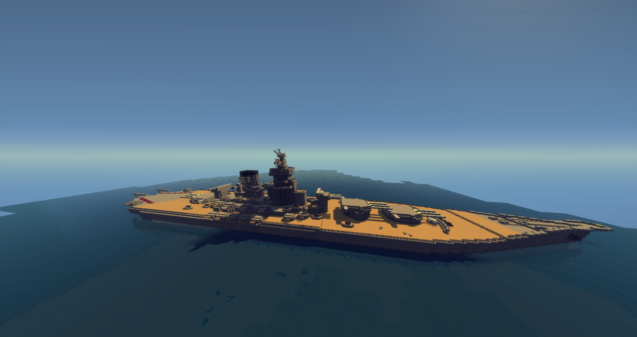 IJN Yamato Minecraft Map