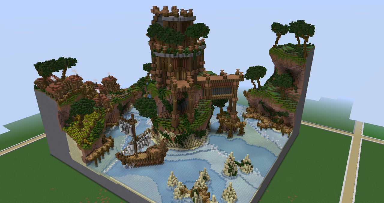 Tropical Village Minecraft Map