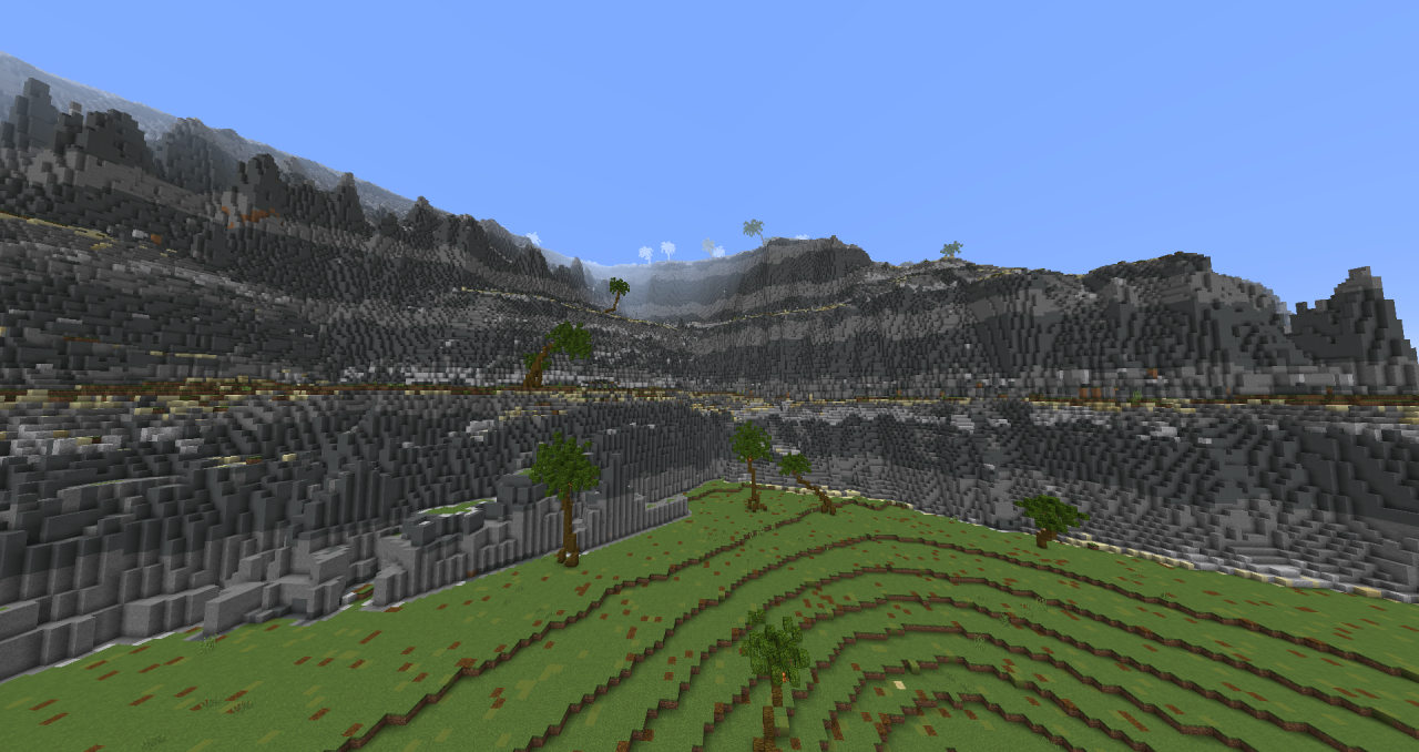 tropical cliffs Minecraft Map