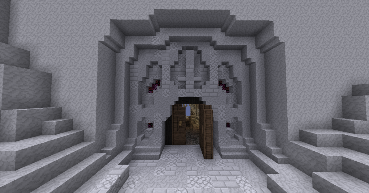 Drûedain Iaur-thamas - Great Olden Hall of the Drû-folk Minecraft Map