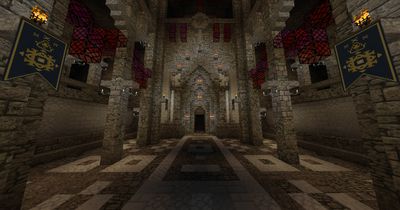 Drûedain Iaur-thamas - Great Olden Hall of the Drû-folk Minecraft Map