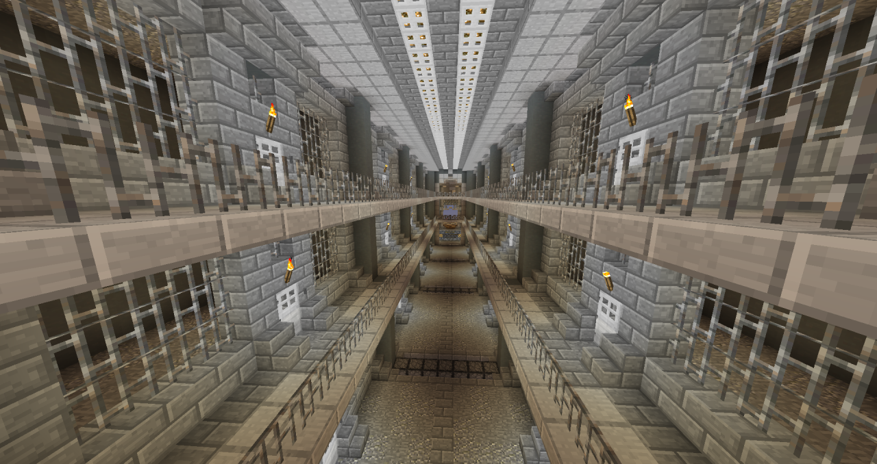 SBJailed | Spawn, Cells, A Mine, Pvp Mine Minecraft Map