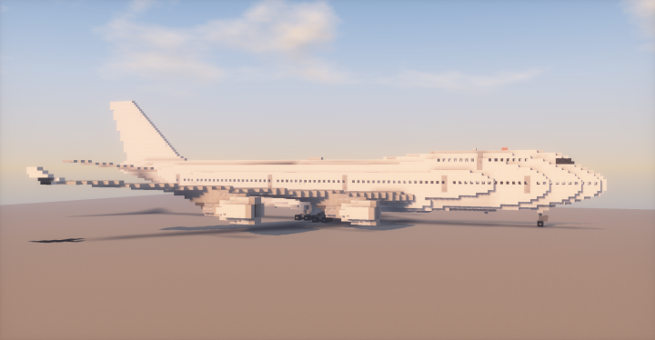 Boeing 747 - 400 Minecraft Map
