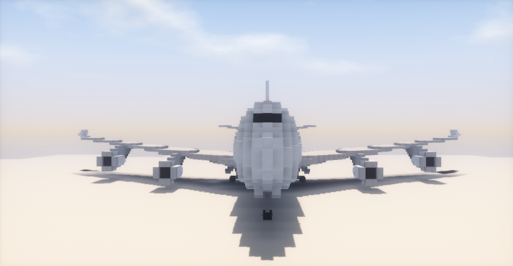Boeing 747 - 400 Minecraft Map
