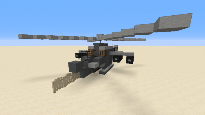 Boeing AH-64 Apache Helicopter Minecraft Map