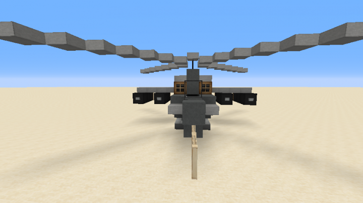 Boeing AH-64 Apache Helicopter Minecraft Map