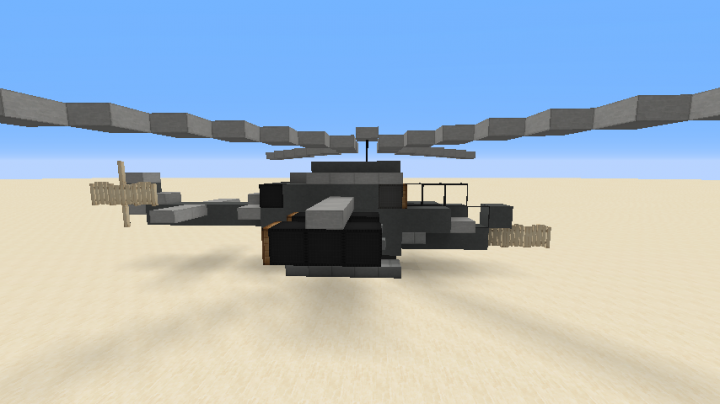 Boeing AH-64 Apache Helicopter Minecraft Map
