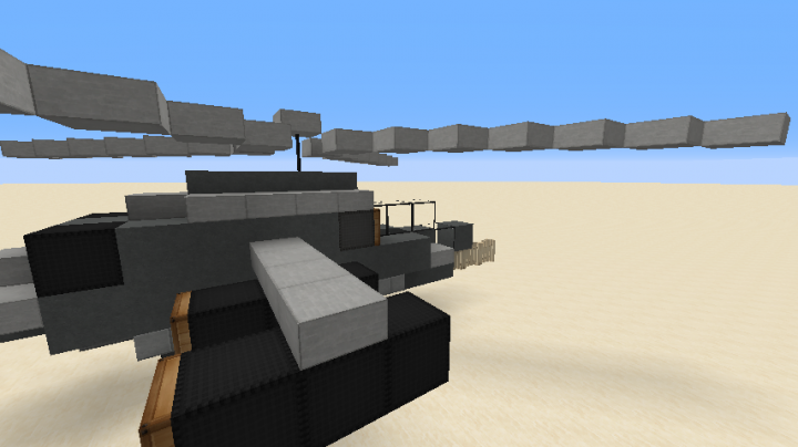 Boeing AH-64 Apache Helicopter Minecraft Map
