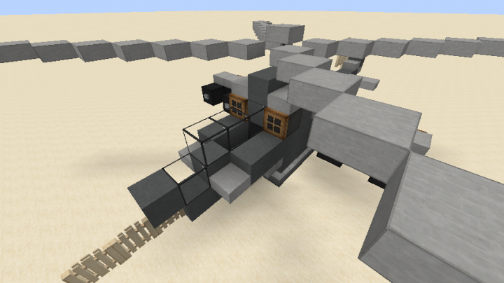 Boeing AH-64 Apache Helicopter Minecraft Map