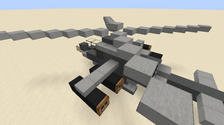 Boeing AH-64 Apache Helicopter Minecraft Map