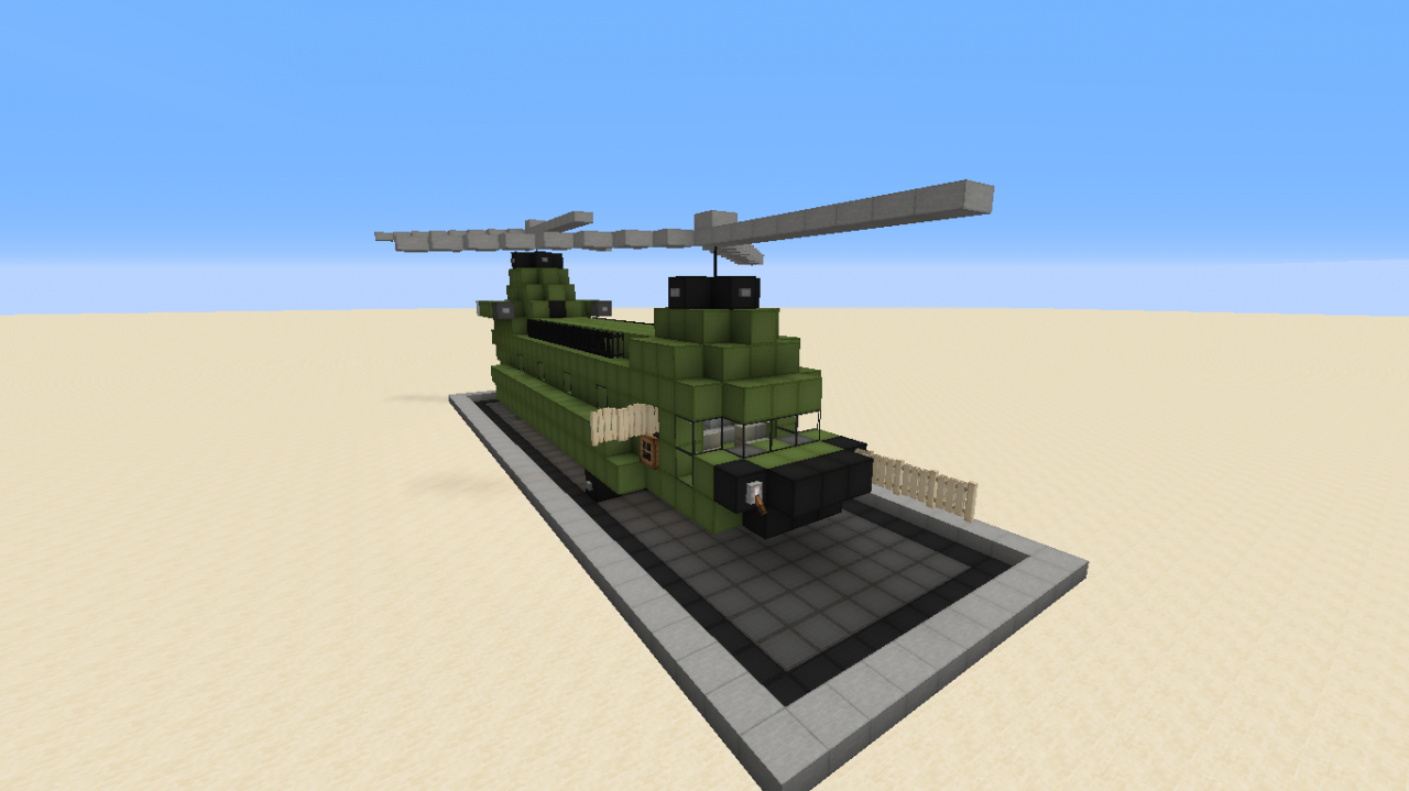 Boeing CH-47 Chinook Minecraft Map