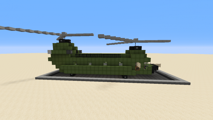 Boeing CH-47 Chinook Minecraft Map
